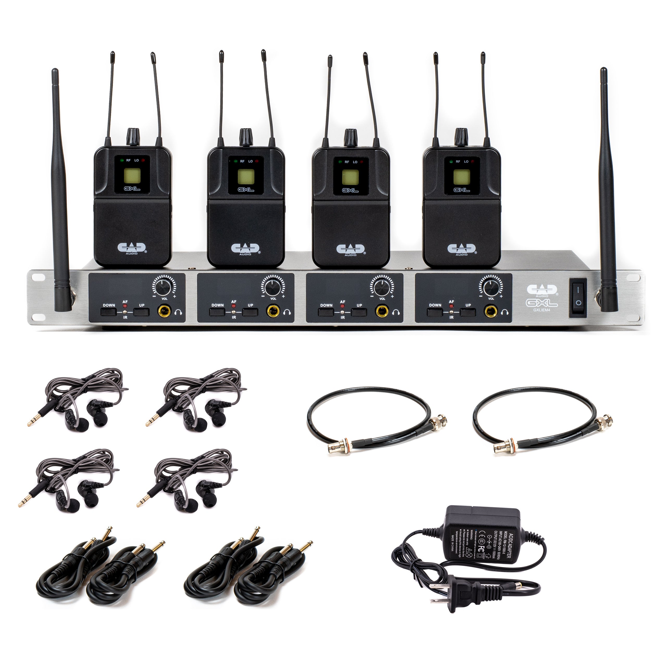 CAD GXLIEM4 Quad Mix Wireless In-Ear Monitor System – SoundPro