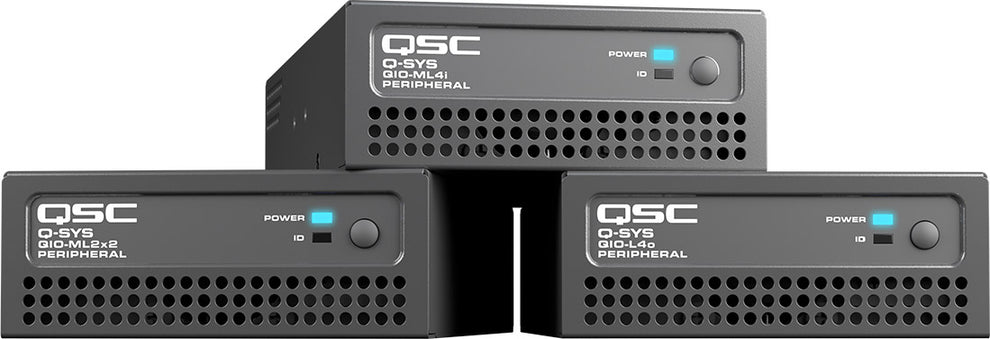 Q-SYS QIO-L4o Network Audio Mic/Line I/O Expander – SoundPro