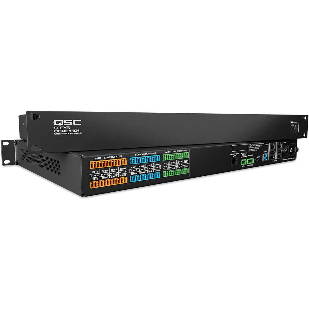 Q-SYS Core 110f Network + Analog I/O Processor (V2) – SoundPro