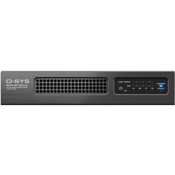 Q-SYS SPA-Qf 60x4 Four-Channel Network Amplifier | Q-SYS – SoundPro