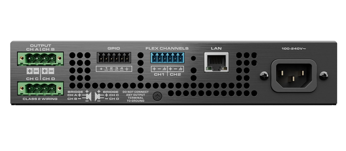 Q-SYS SPA-Qf 60x4 Four-Channel Network Amplifier | Q-SYS – SoundPro