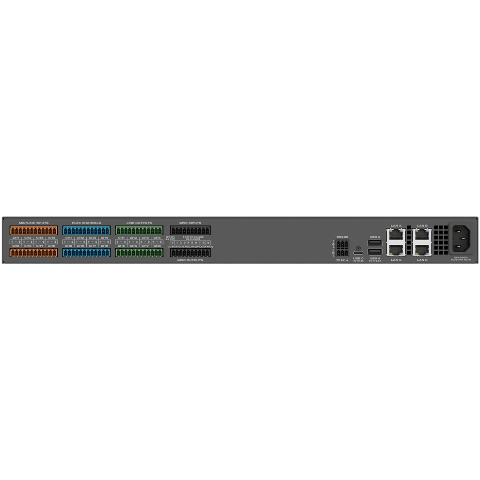 Q-SYS Core 24f network + analog I/O processor – SoundPro