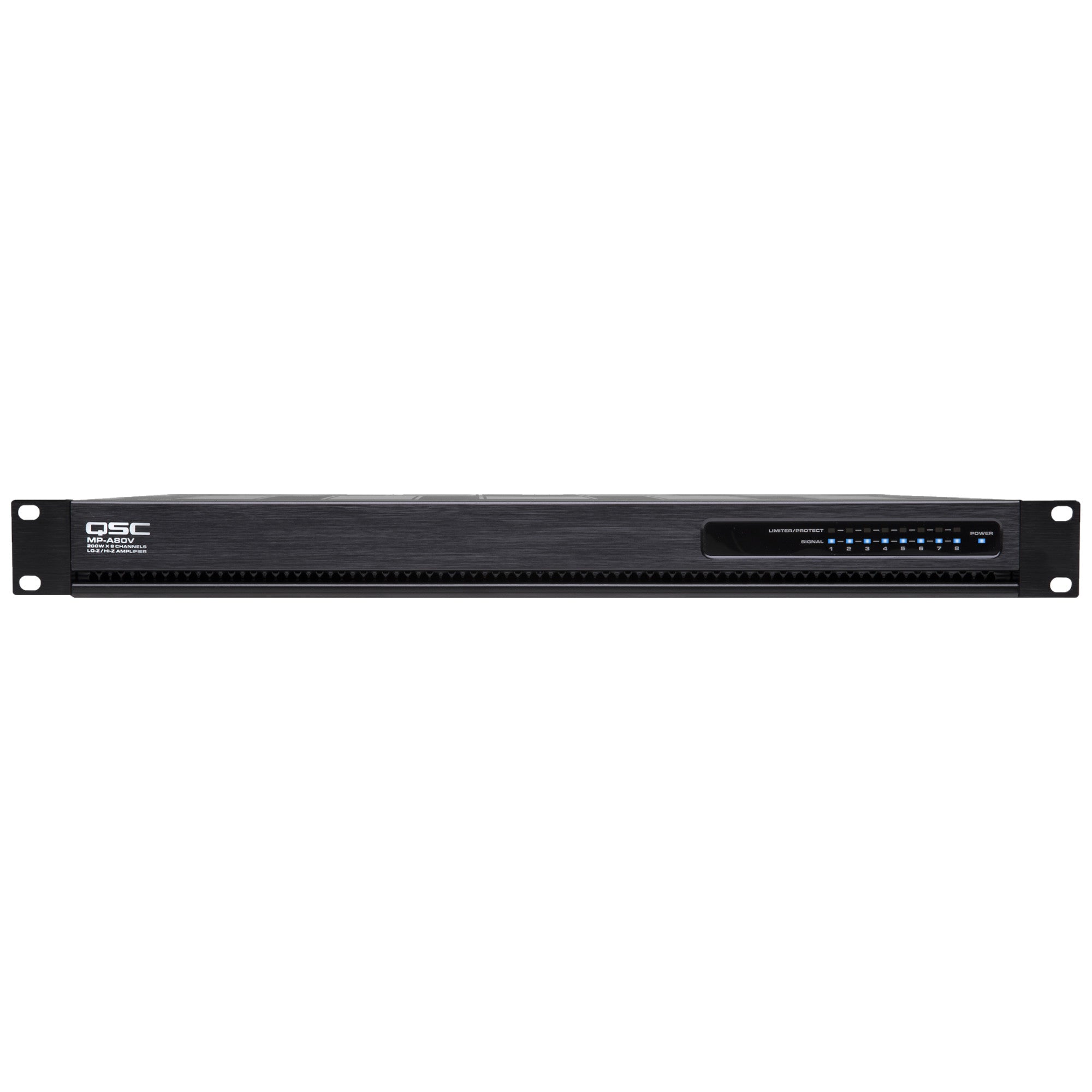 QSC MP-A80V 8-Channel 200W 70/100V Power Amplifier | Q-SYS – SoundPro