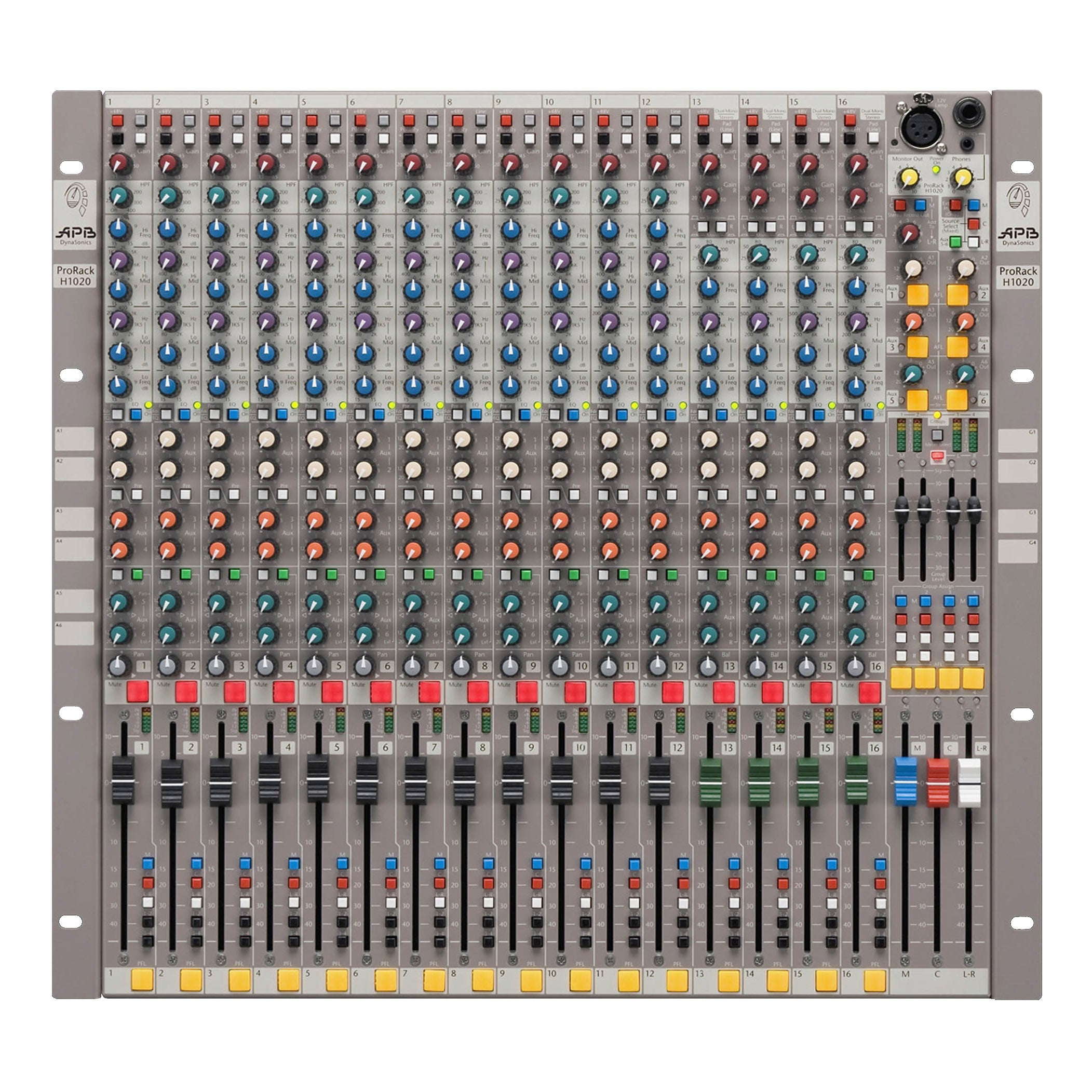 APB DynaSonics ProRack-House 16-Channel Analog Mixer – SoundPro