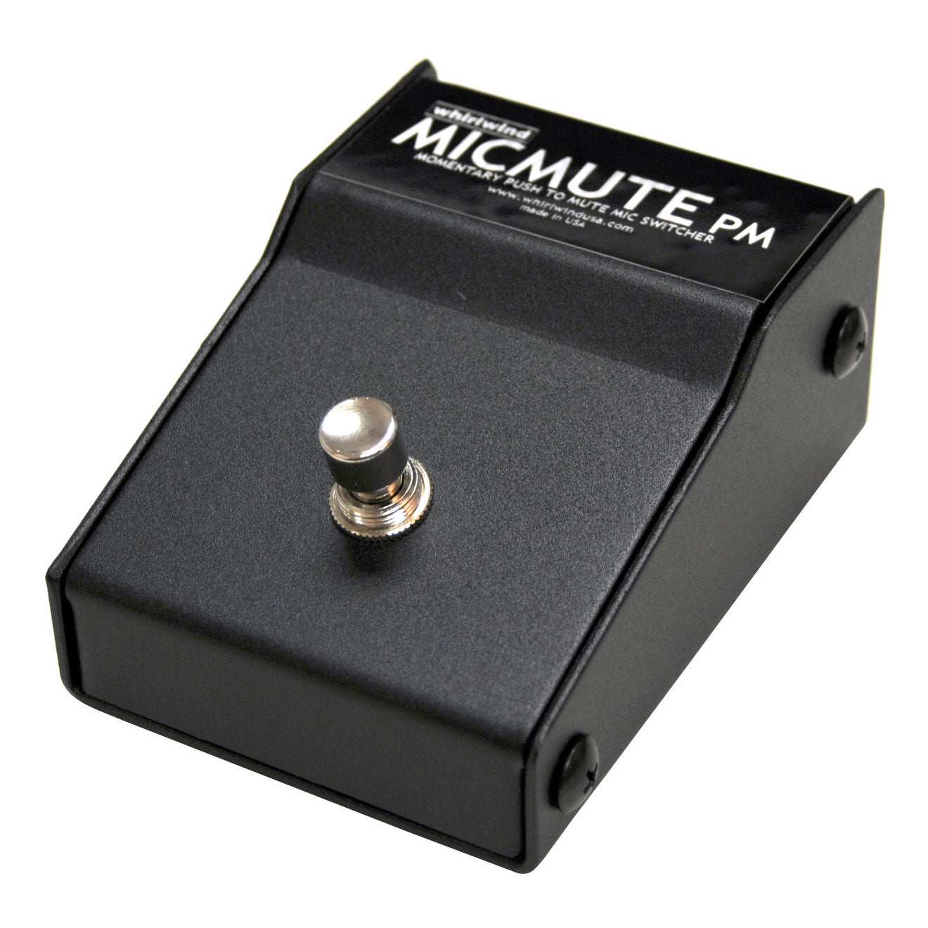 Whirlwind MICMUTE PM Microphone Mute Footswitch – SoundPro
