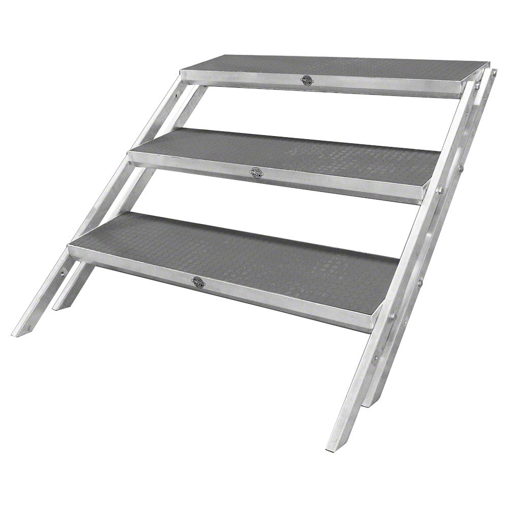 Intellistage 3-Step Universal Stair Assembly | Finish: Weather resista ...