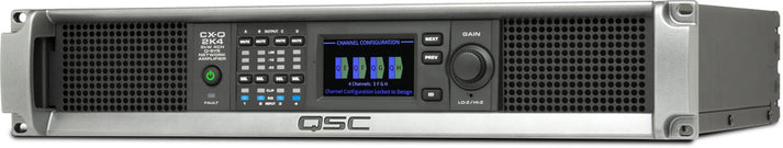 Q-SYS CX-Q 2K4 Four-Channel Network Amplifier | Q-SYS – SoundPro
