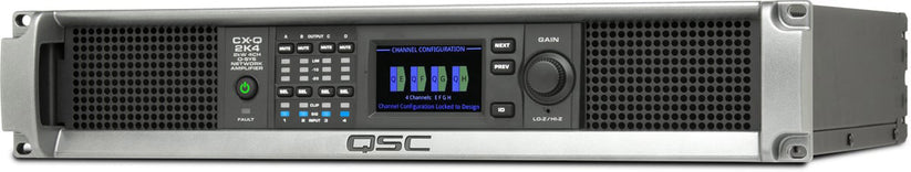 Q-SYS CX-Q 2K4 Four-Channel Network Amplifier | Q-SYS – SoundPro