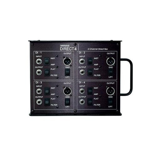 Whirlwind DIRECT4 4 Channel Direct Box – SoundPro