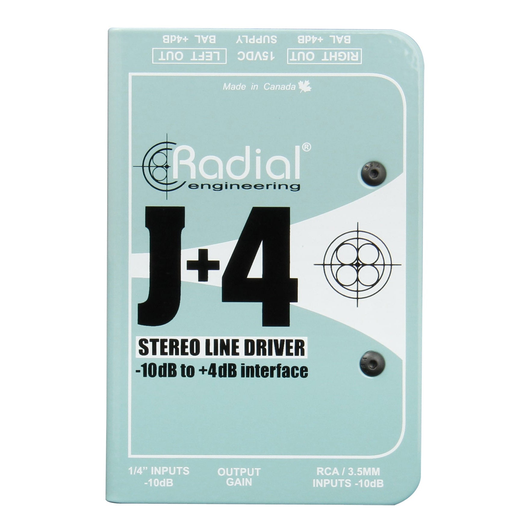 Radial J+4 Stereo Line Driver Interface – SoundPro