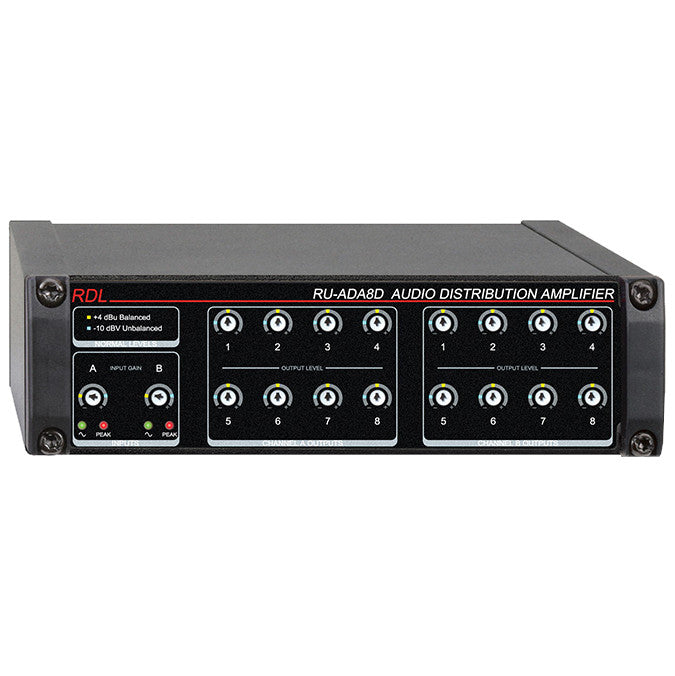 RDL RU-ADA8D Audio Distribution Amplifier – SoundPro