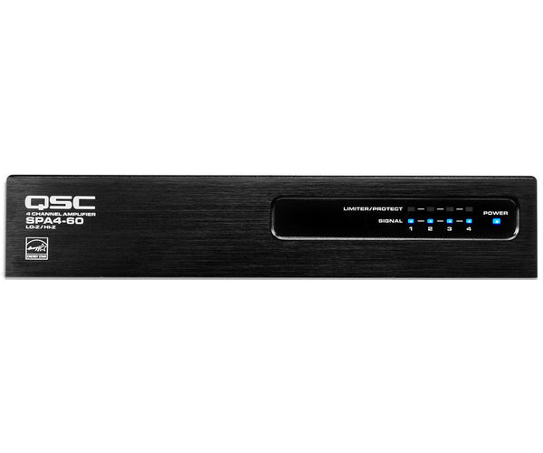 QSC SPA4-60 4-Channel 60W Power Amplifier – SoundPro